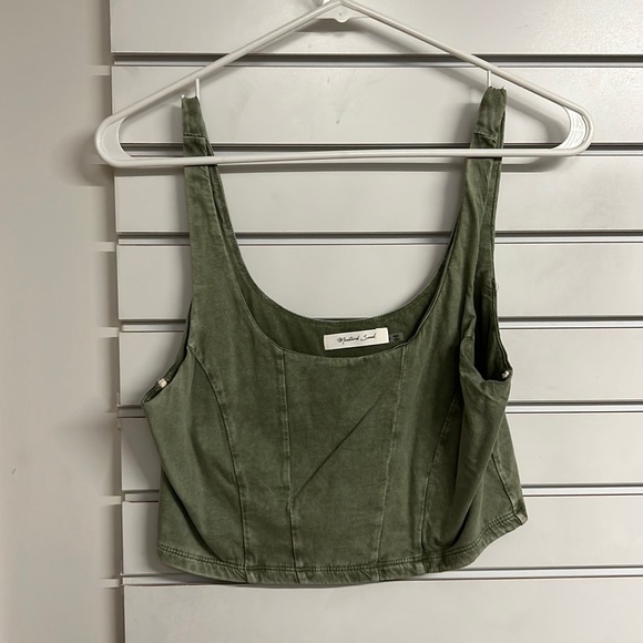 Tops | Olive Colored Tank Top | Poshmark